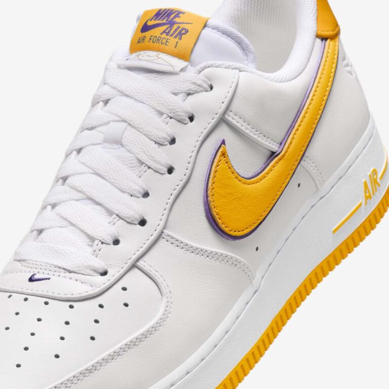 Kobe Bryant x Nike Air Force 1 Low "Lakers Home" FZ1151-100 | Nice Kicks