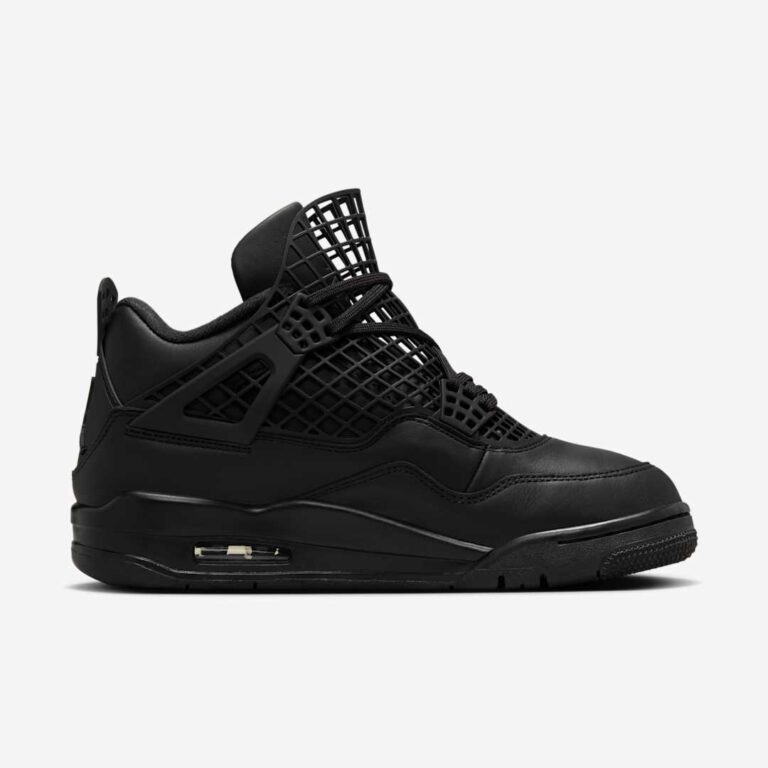 Air Jordan 4 WMNS NET "Triple Black" FN7251-001 | Nice Kicks