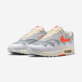 Patta x Nike Air Max 1 Waves "White/Hyper Crimson" | Nice Kicks