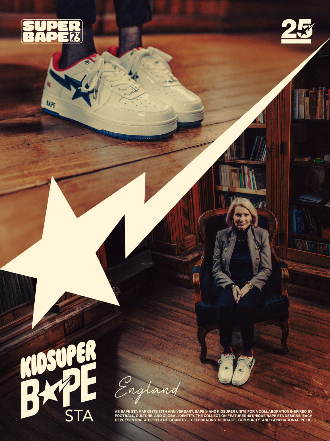KidSuper and BAPE Unite 48 Nations Through the BAPE STA | Nice Kicks